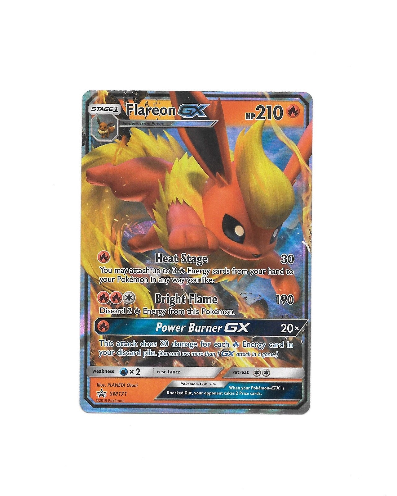 Flareon GX- SM171 Sun & Moon Promo MINT | PackFlipps
